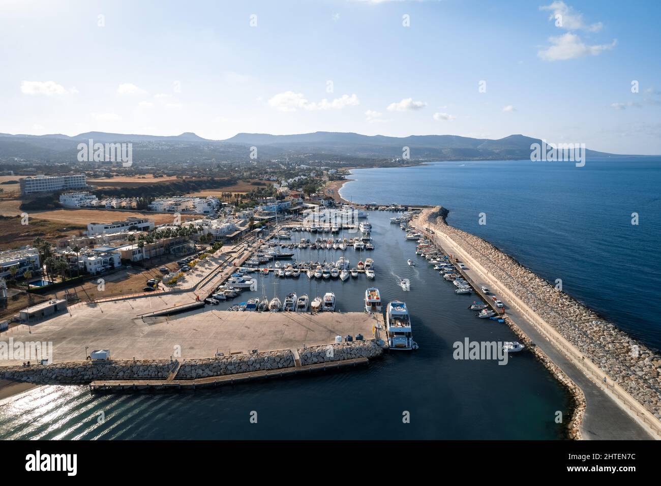 View latchi harbour cyprus hi-res stock photography and images - Alamy