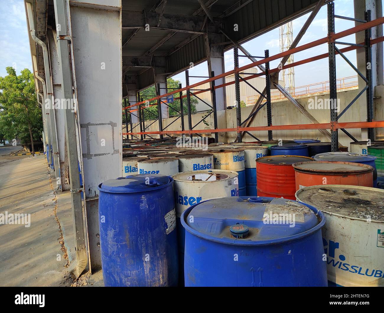 Indian Gujarat Sanand GIDC Automobile Factory Materials in Ahemdabd ...