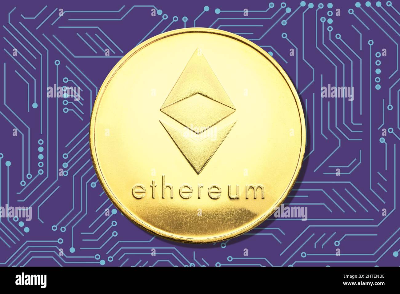 Cryptocurrency illustration hi-res stock photography and images - Alamy