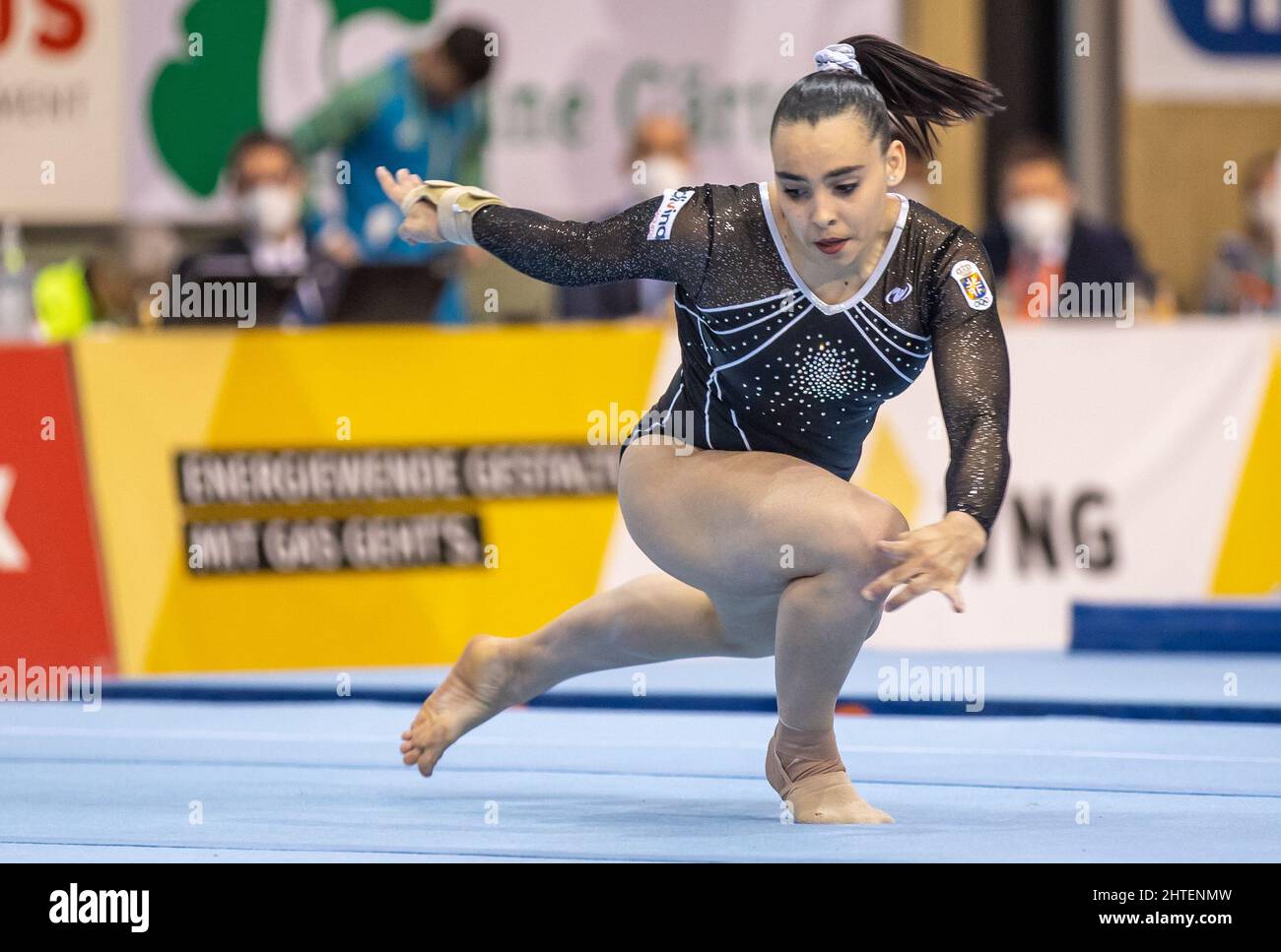 Cottbus, Germany. 27th Feb, 2022. Gymnastics: World Cup, women: Balance ...