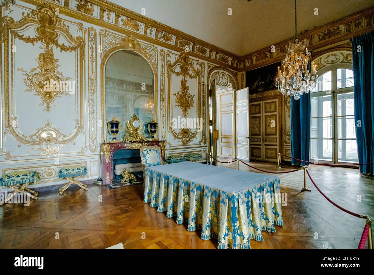 Versailles, France - february 14, 2018: Room at the Royal Palace of ...