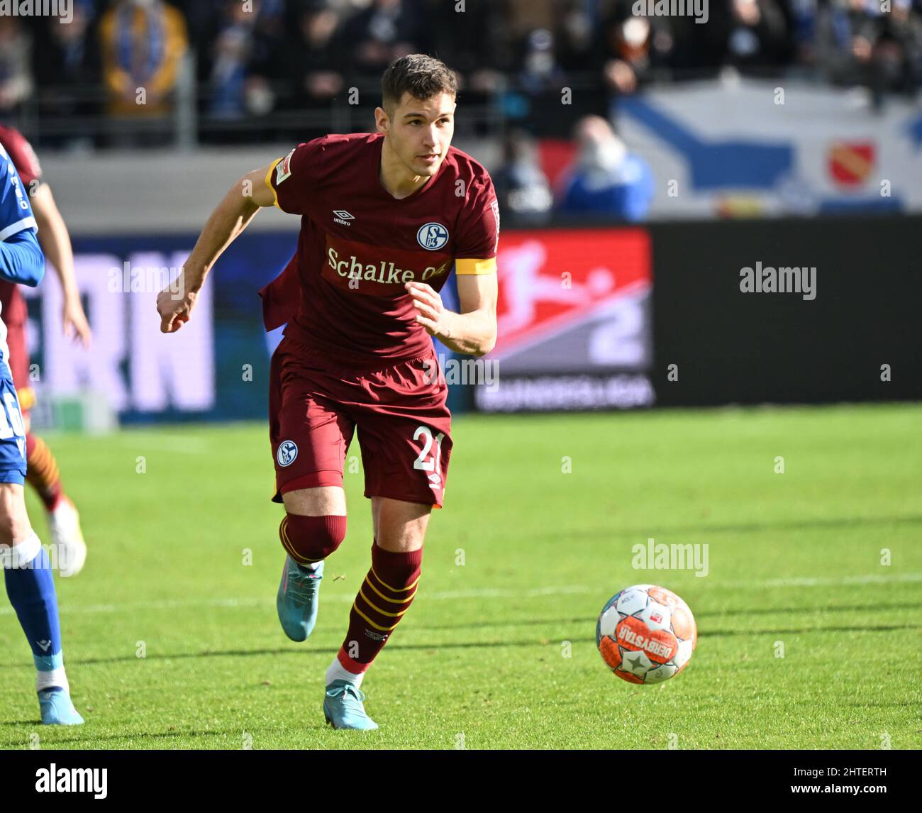 Karlsruhe, Germany. 26th Feb, 2022. Soccer: 2nd Bundesliga, Karlsruher ...