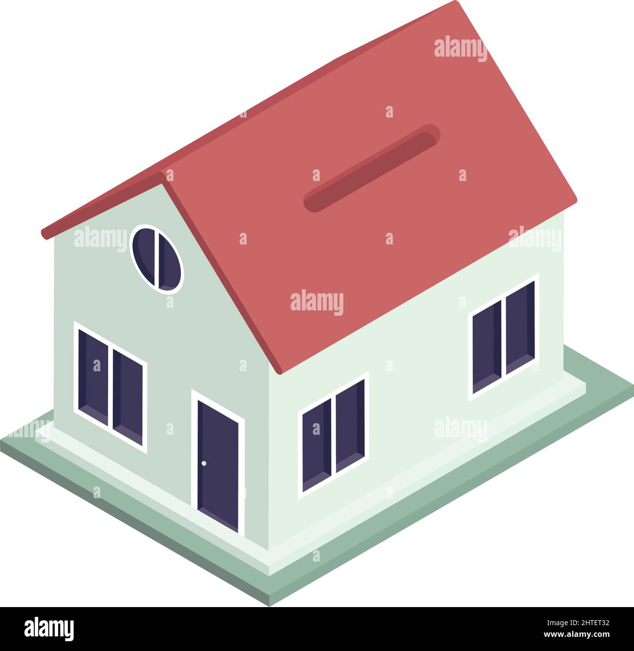 house building isometric style icon Stock Vector Image & Art - Alamy