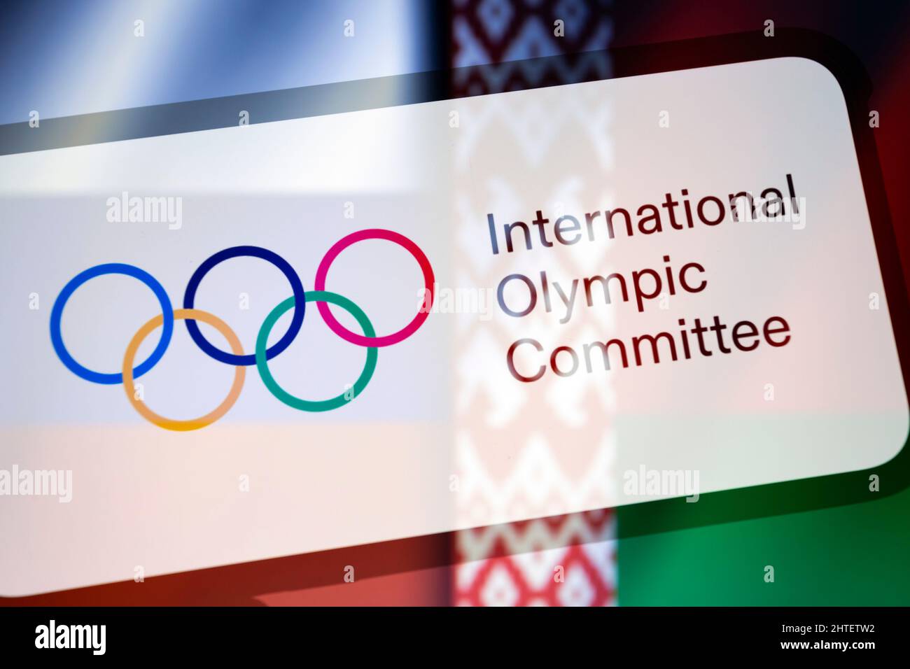 Ioc logo hi-res stock photography and images - Alamy