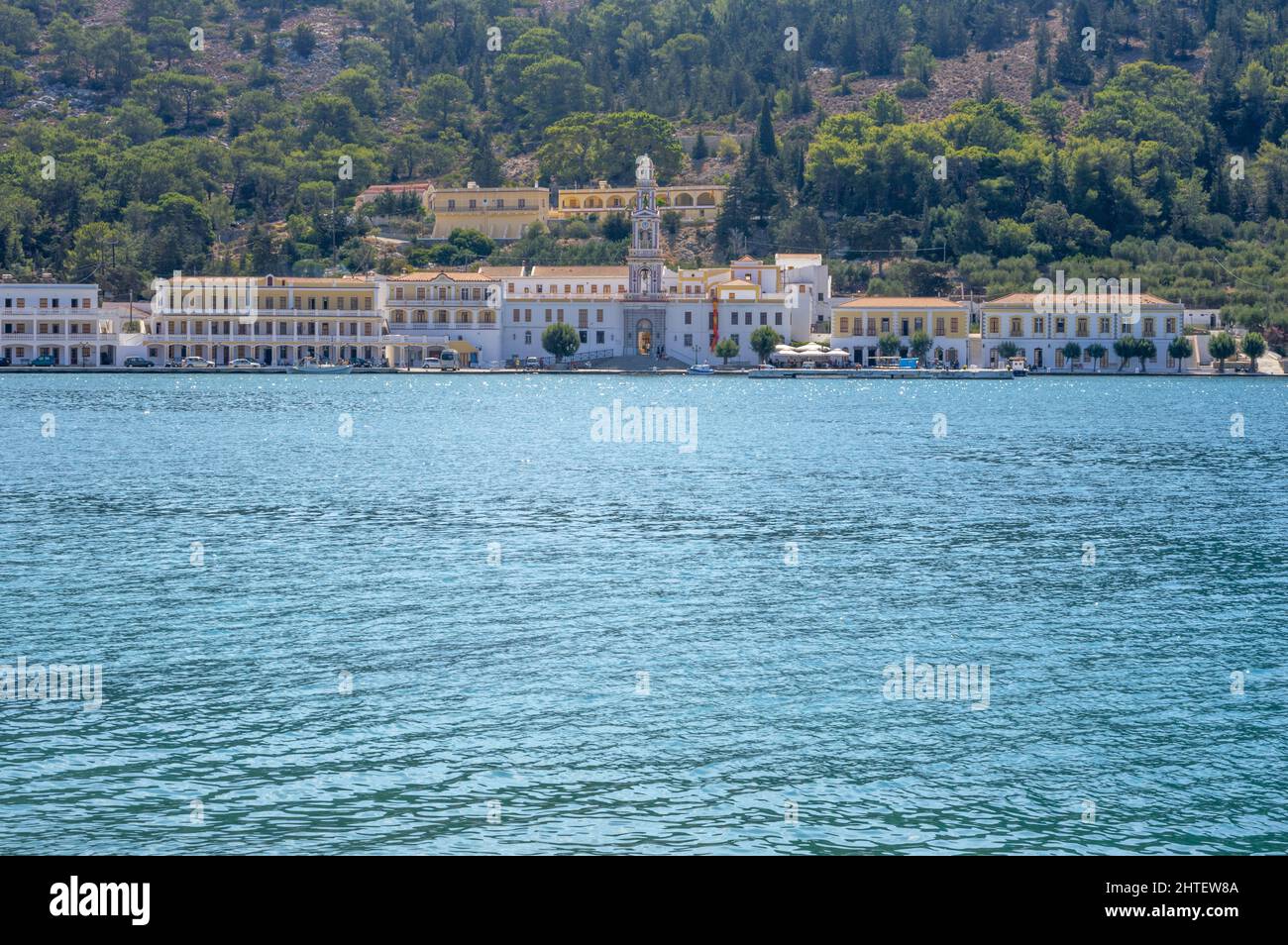 View of Sacred Monastery of Saint Archangel Michael the Panormitis ...