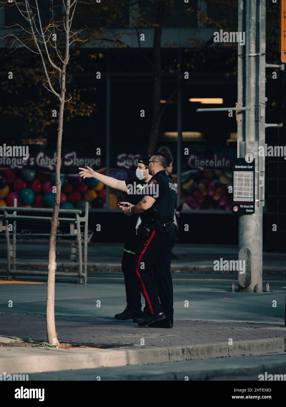 Calgary police car hi-res stock photography and images - Alamy