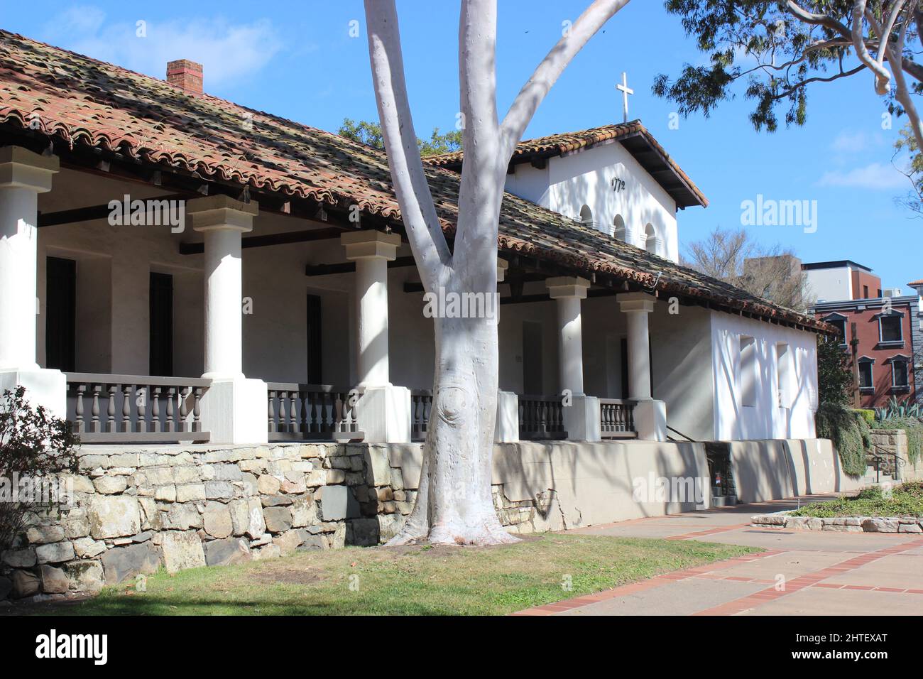 Convento and Church, Mission San Luis Obispo de Tolosa, San Luis Obispo ...