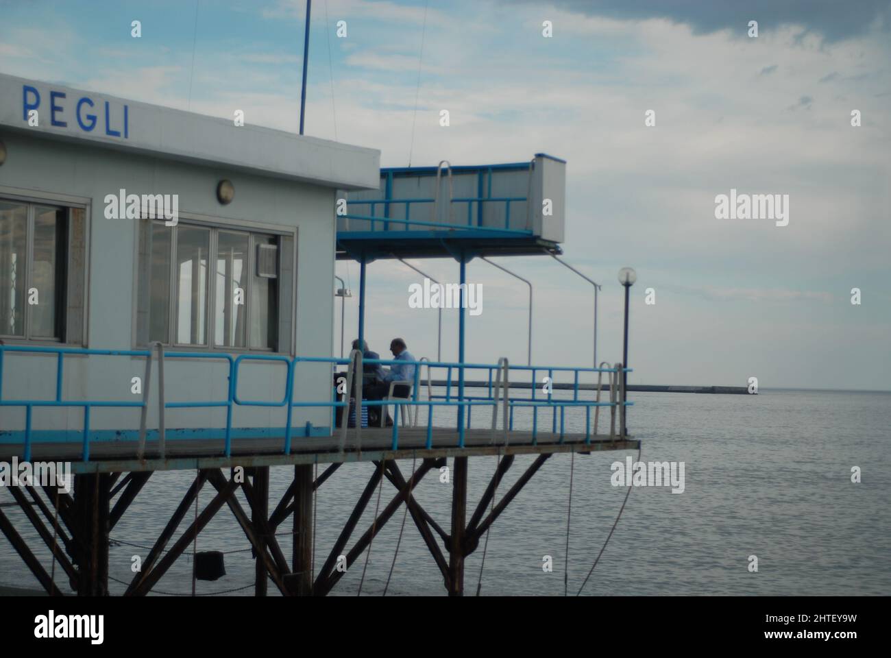 Building by the Sea of Pegli, Genova, Italy Stock Photo - Alamy