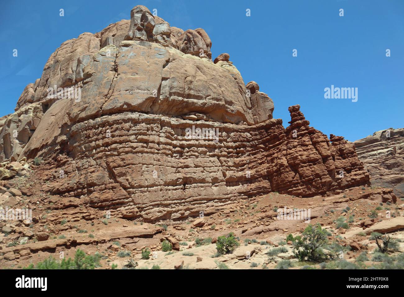 Beautiful landscape of rocky cliffs in an arid land Stock Photo - Alamy