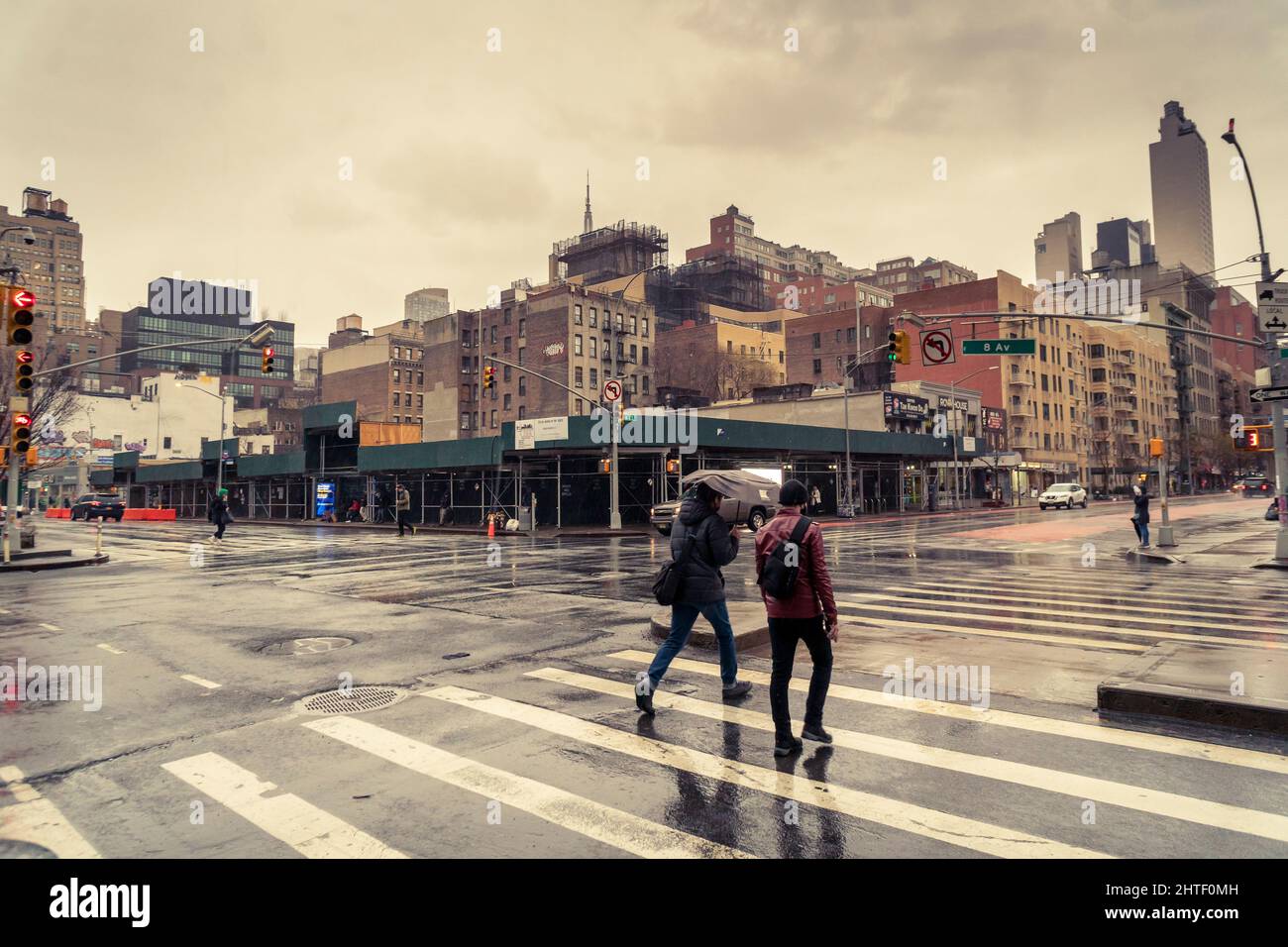 Demolition of the John Q. Aymar Building, a Chelsea landmark in New ...