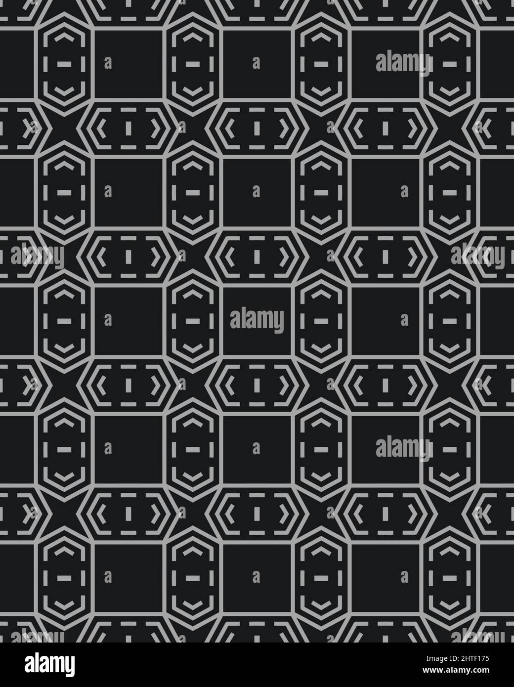 Black and white seamless tile pattern Stock Photo - Alamy
