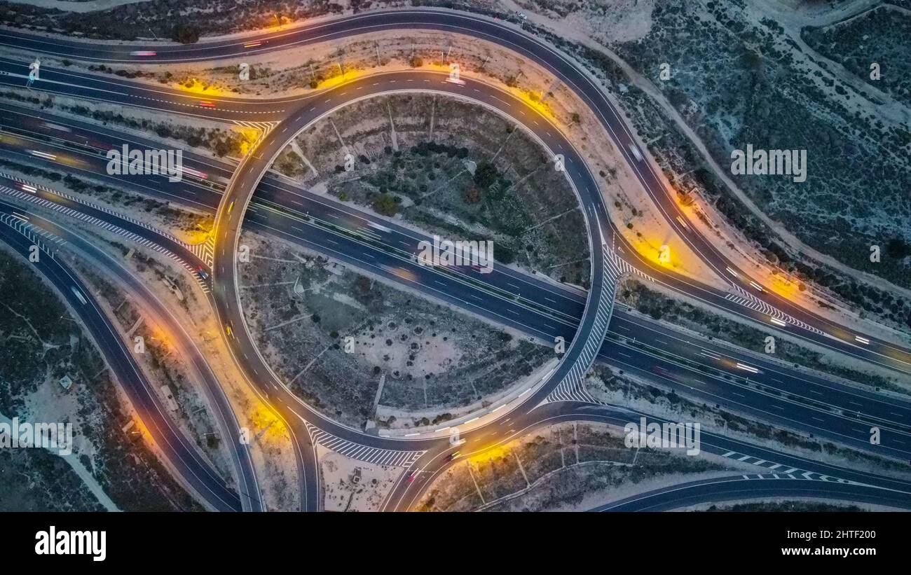 Grade separated junction hi-res stock photography and images - Alamy