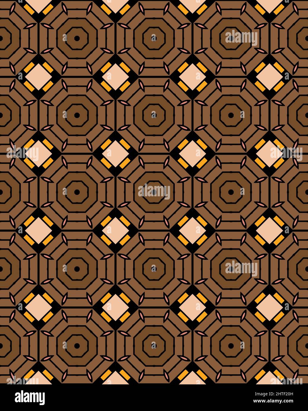 Seamless tile pattern, digital illustration for background and design ...