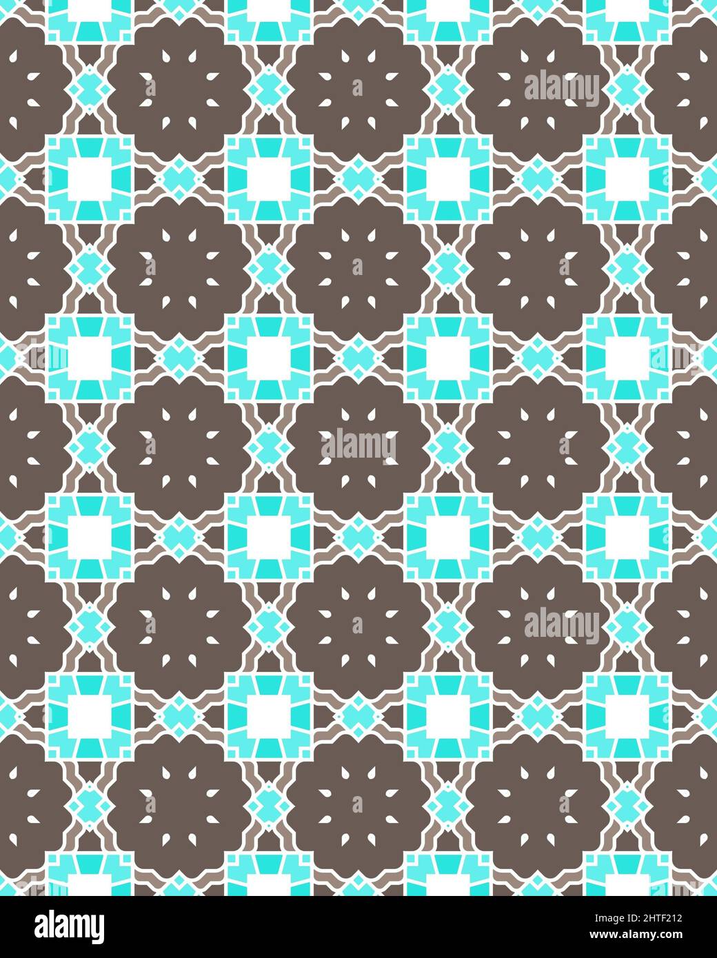 Illustration of seamless tile pattern - cool as background or wallpaper ...