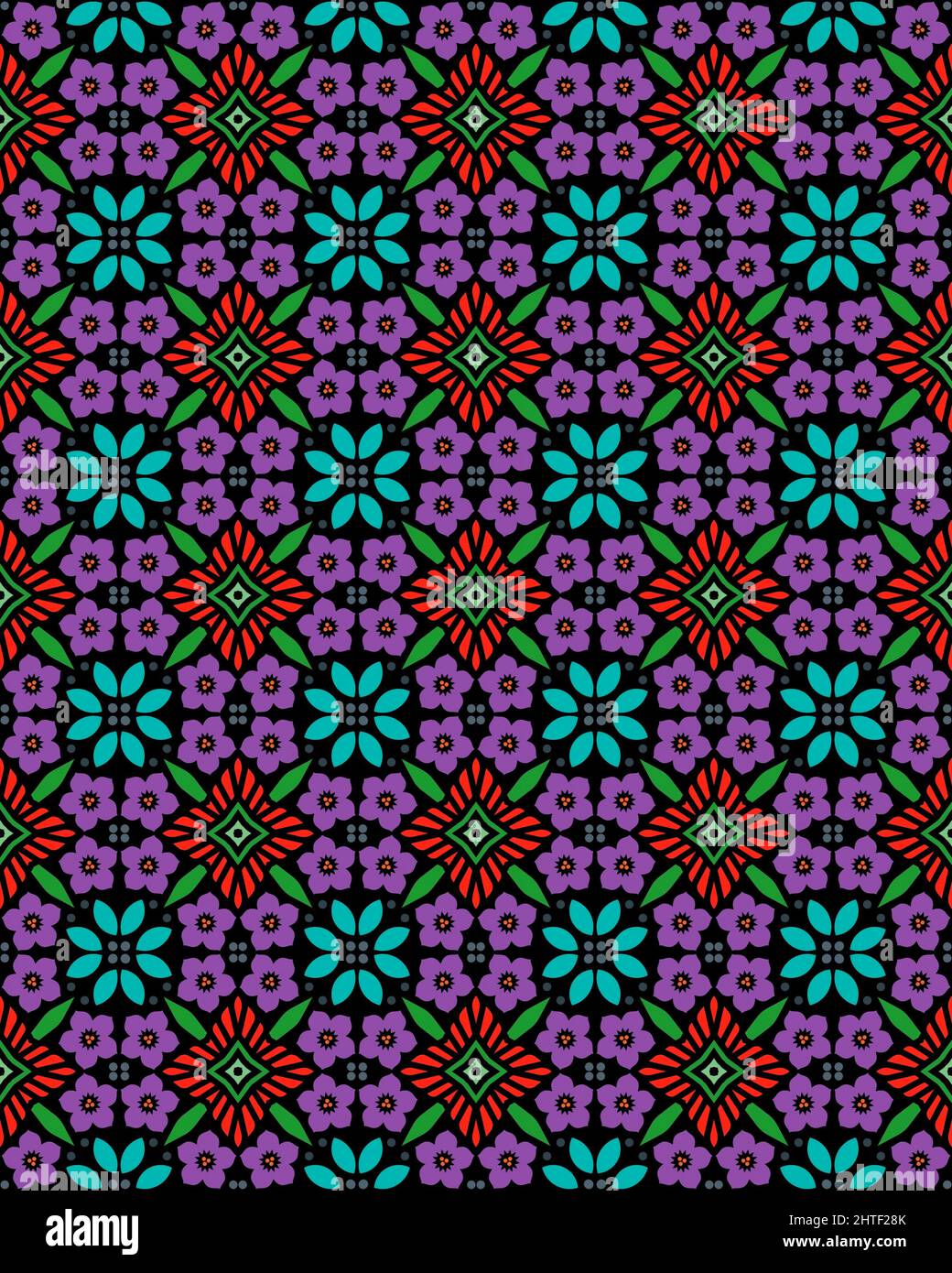 Illustration of seamless tile pattern - cool for background or ...