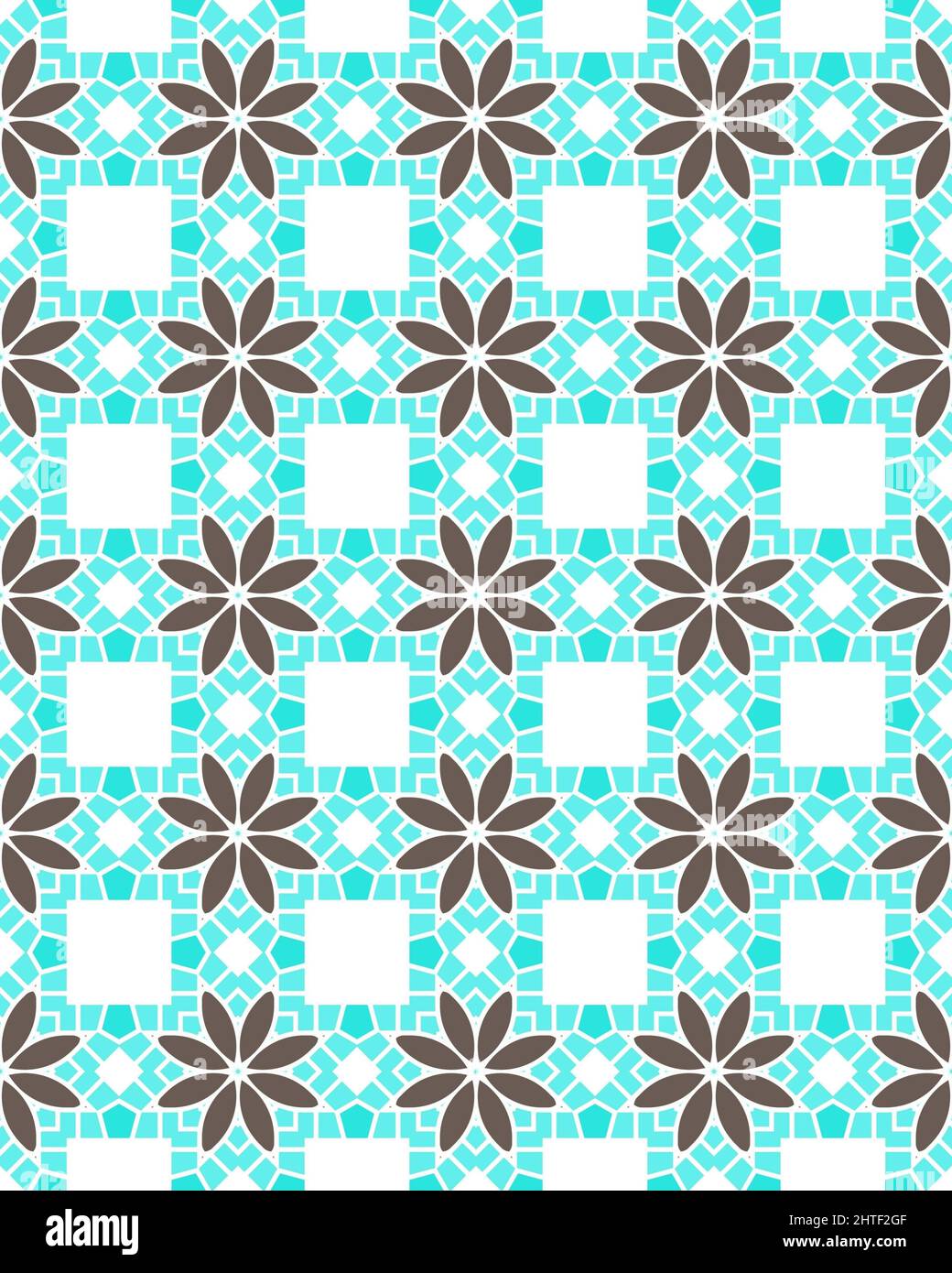 Illustration of seamless tile pattern - cool as background or wallpaper ...