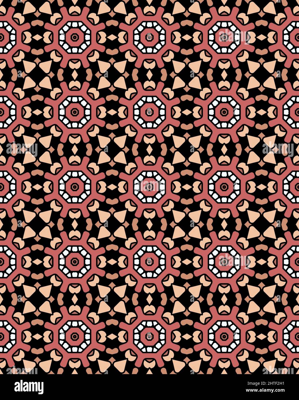 Seamless tile pattern, digital illustration for background and design ...