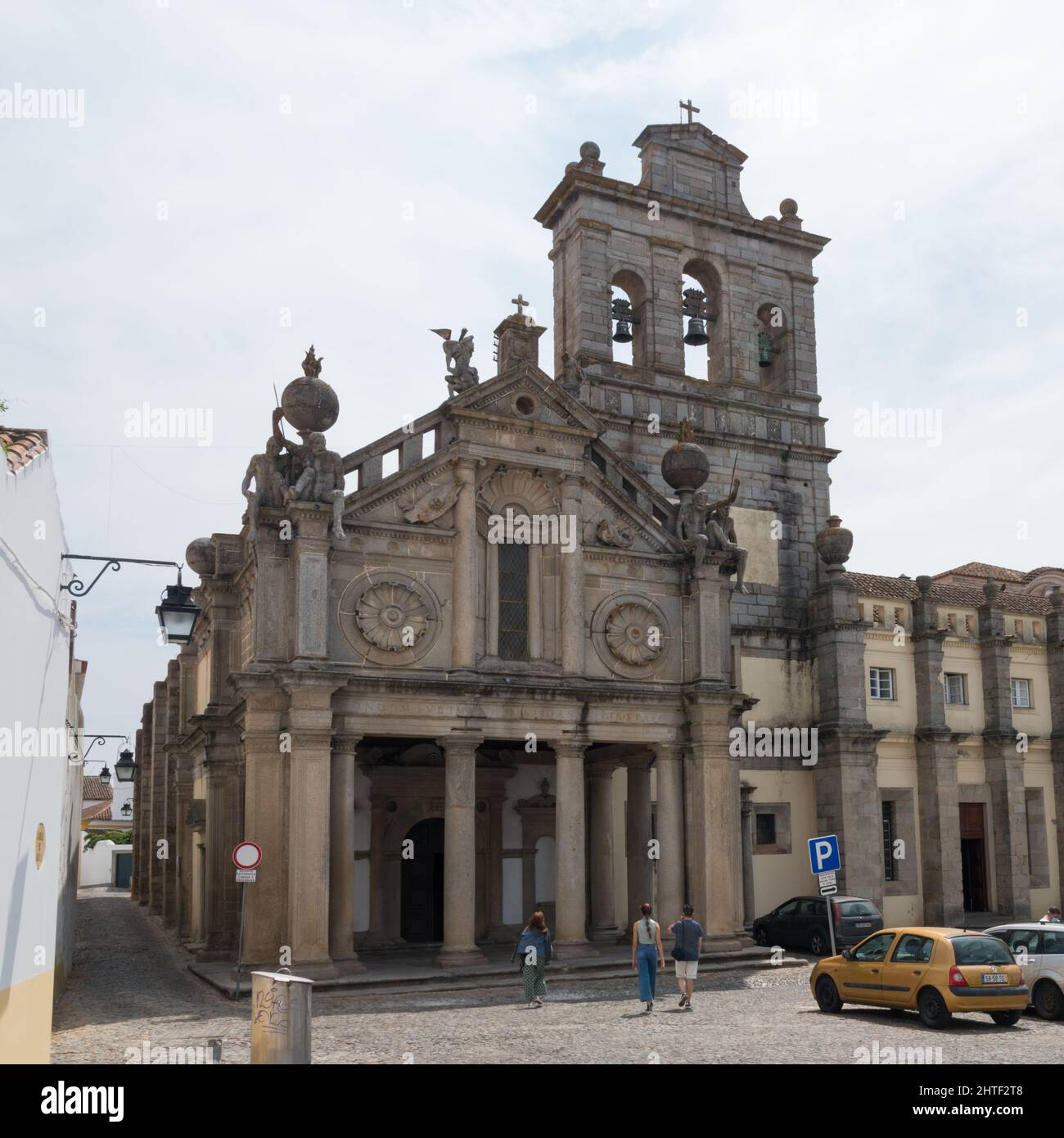 Ancient church of Lady of Graca (Evora) in Portugal Stock Photo - Alamy