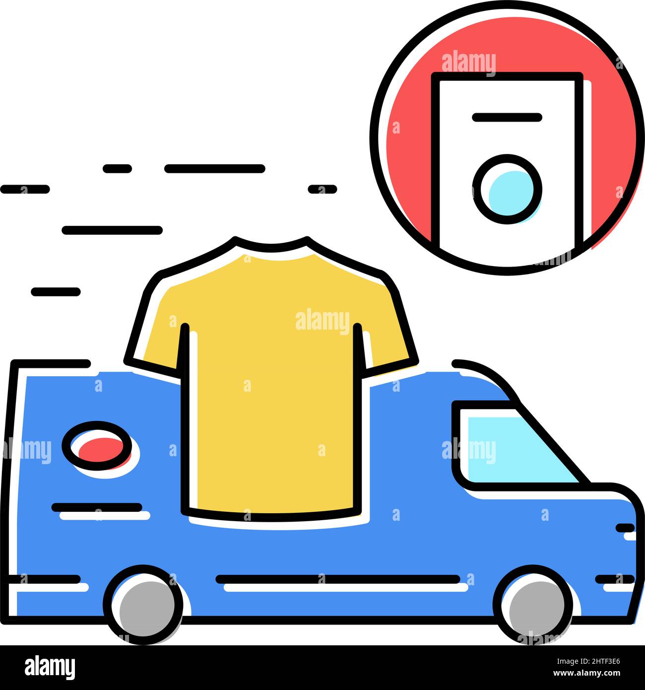 Laundry service tool color icon Stock Vector Images - Alamy