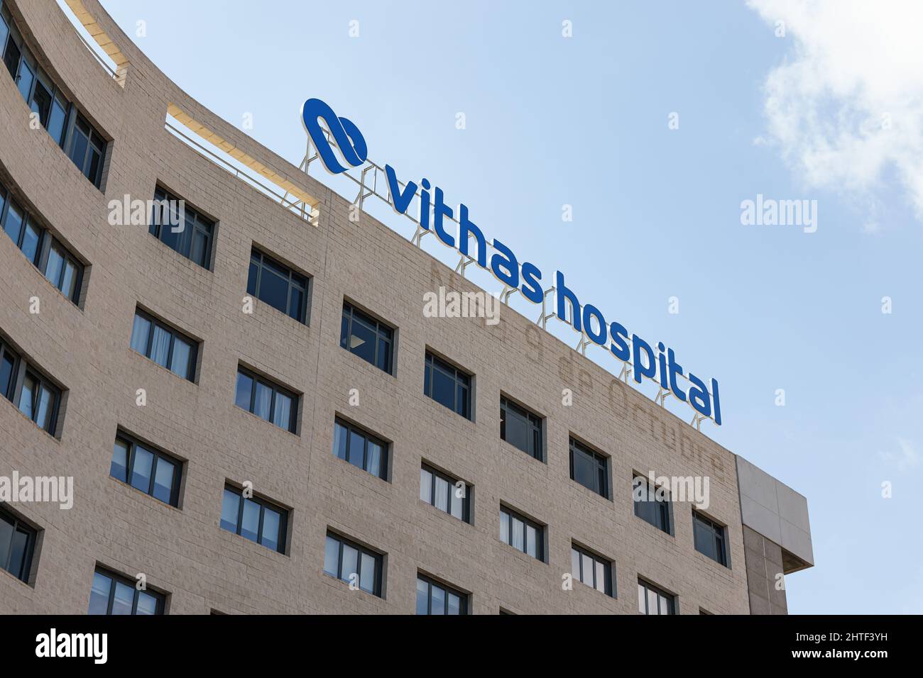 VALENCIA, SPAIN - FEBRUARY 28, 2022: Vithas is one of the largest ...