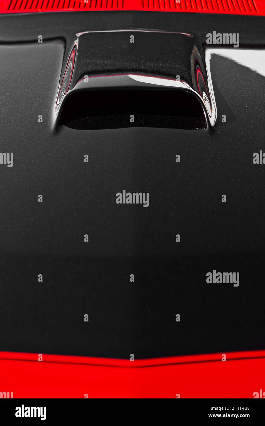 Abstract Minimalist Detail on an American Muscle Car Stock Photo - Alamy