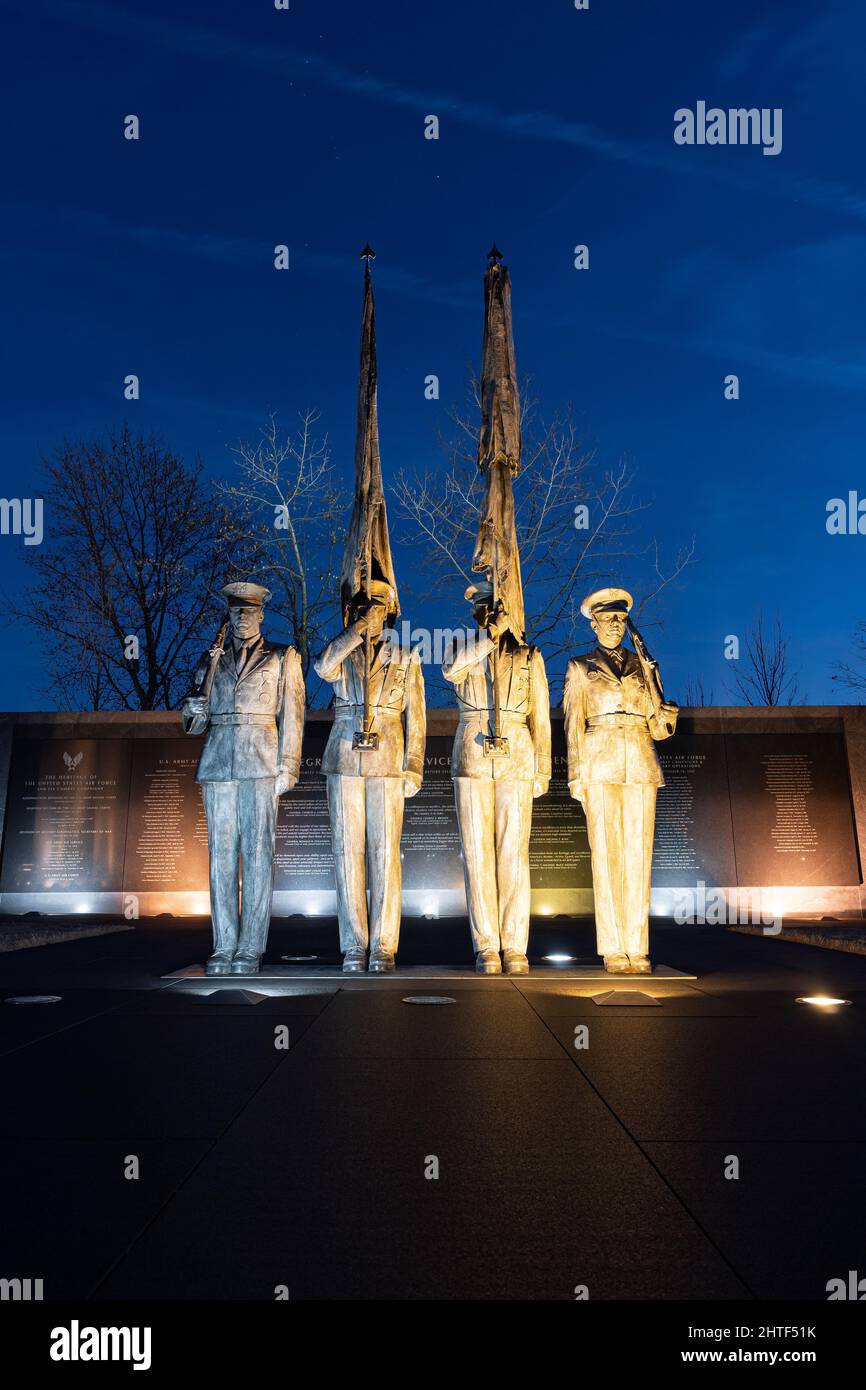 Air force color guard hi-res stock photography and images - Alamy