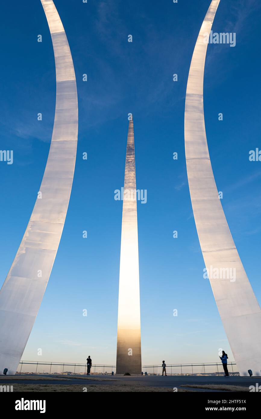Spires of the air force memorial hi-res stock photography and images ...