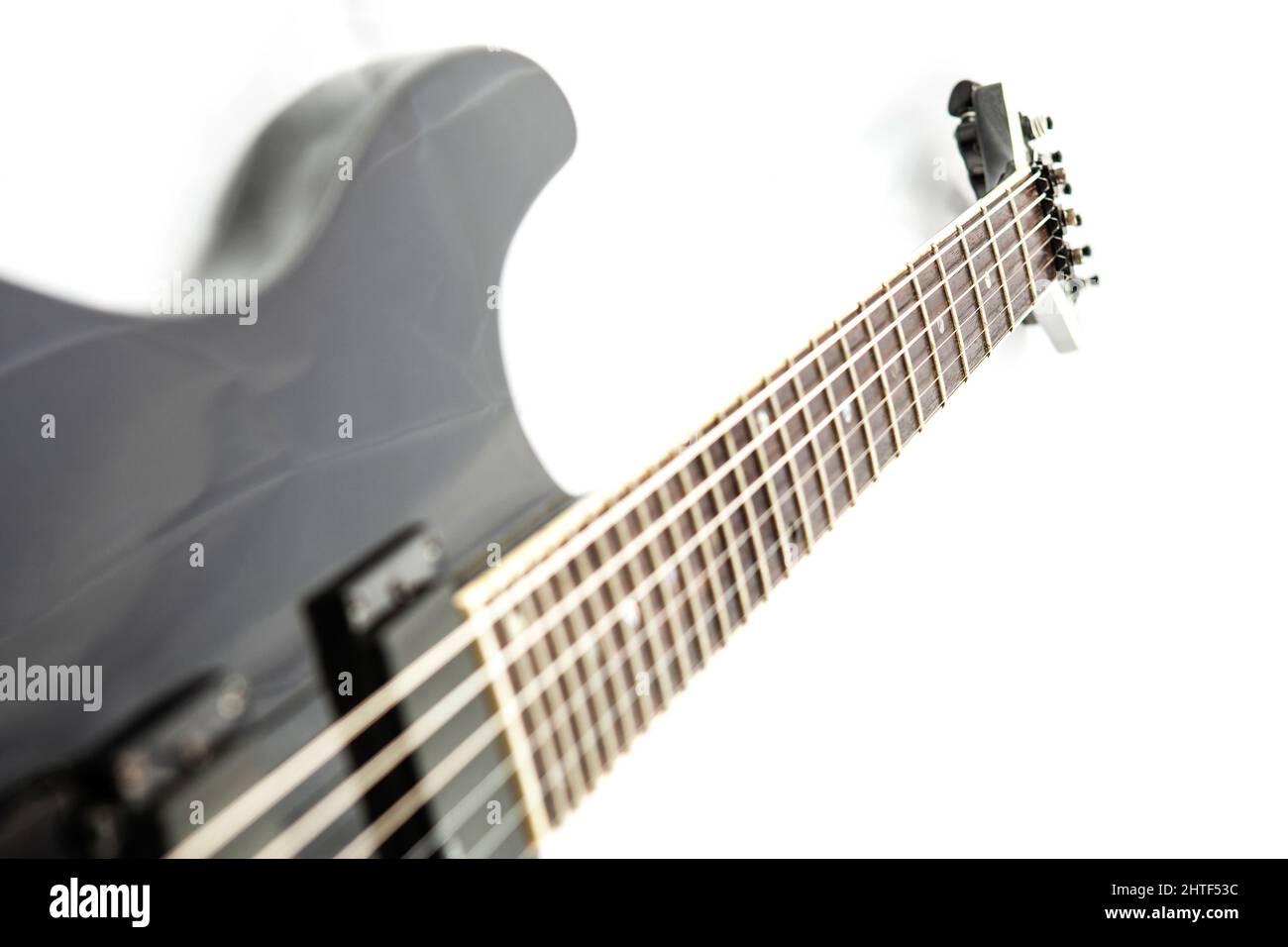 Detail of a Heavy Metal Rock Guitar Stock Photo - Alamy