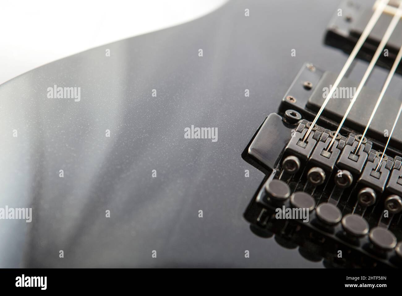 Detail of a Heavy Metal Rock Guitar Stock Photo - Alamy
