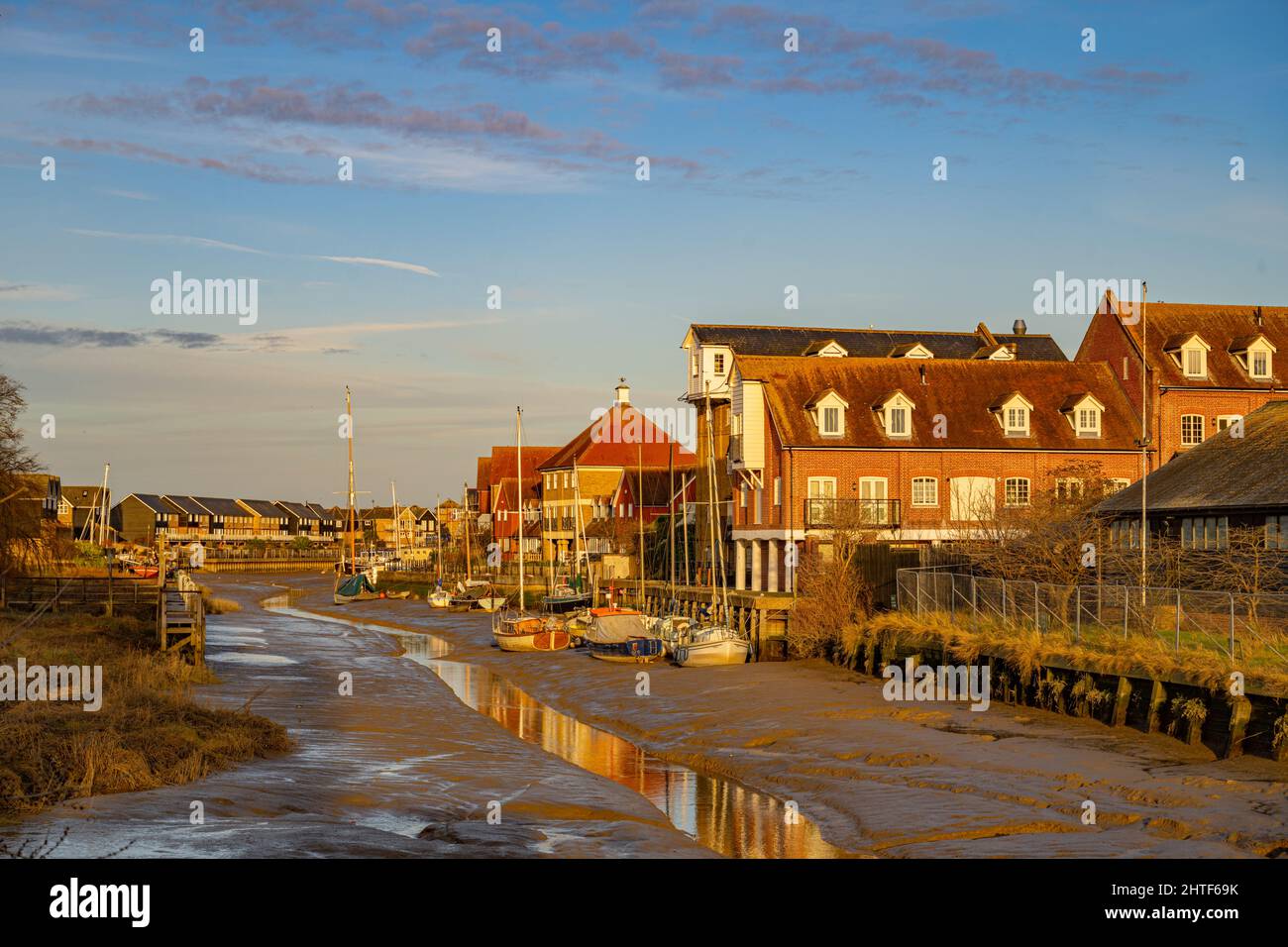 The Creek at Faversham at Low Tide Stock Photo - Alamy