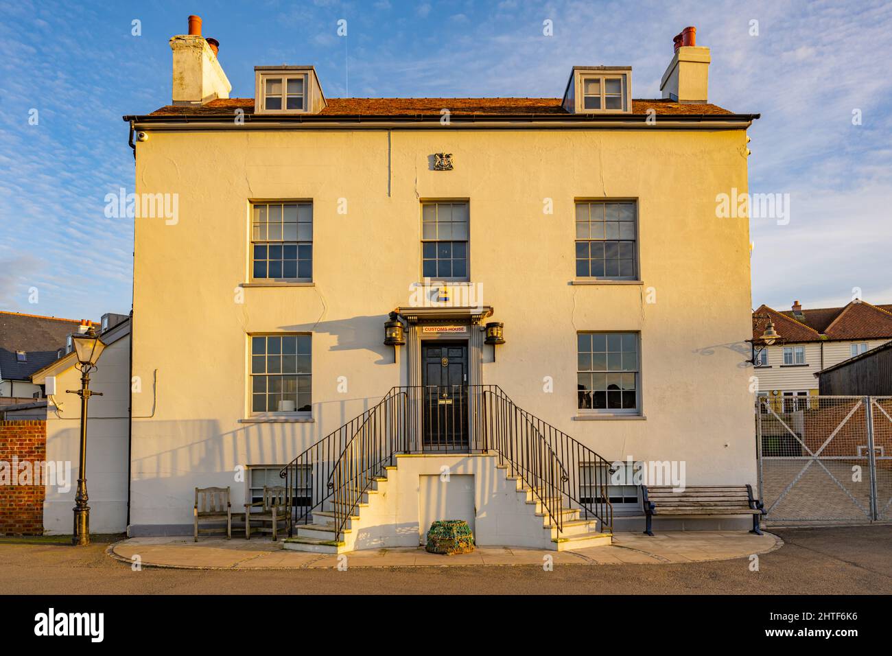 The restored Customs House at Faversham Kent Stock Photo - Alamy