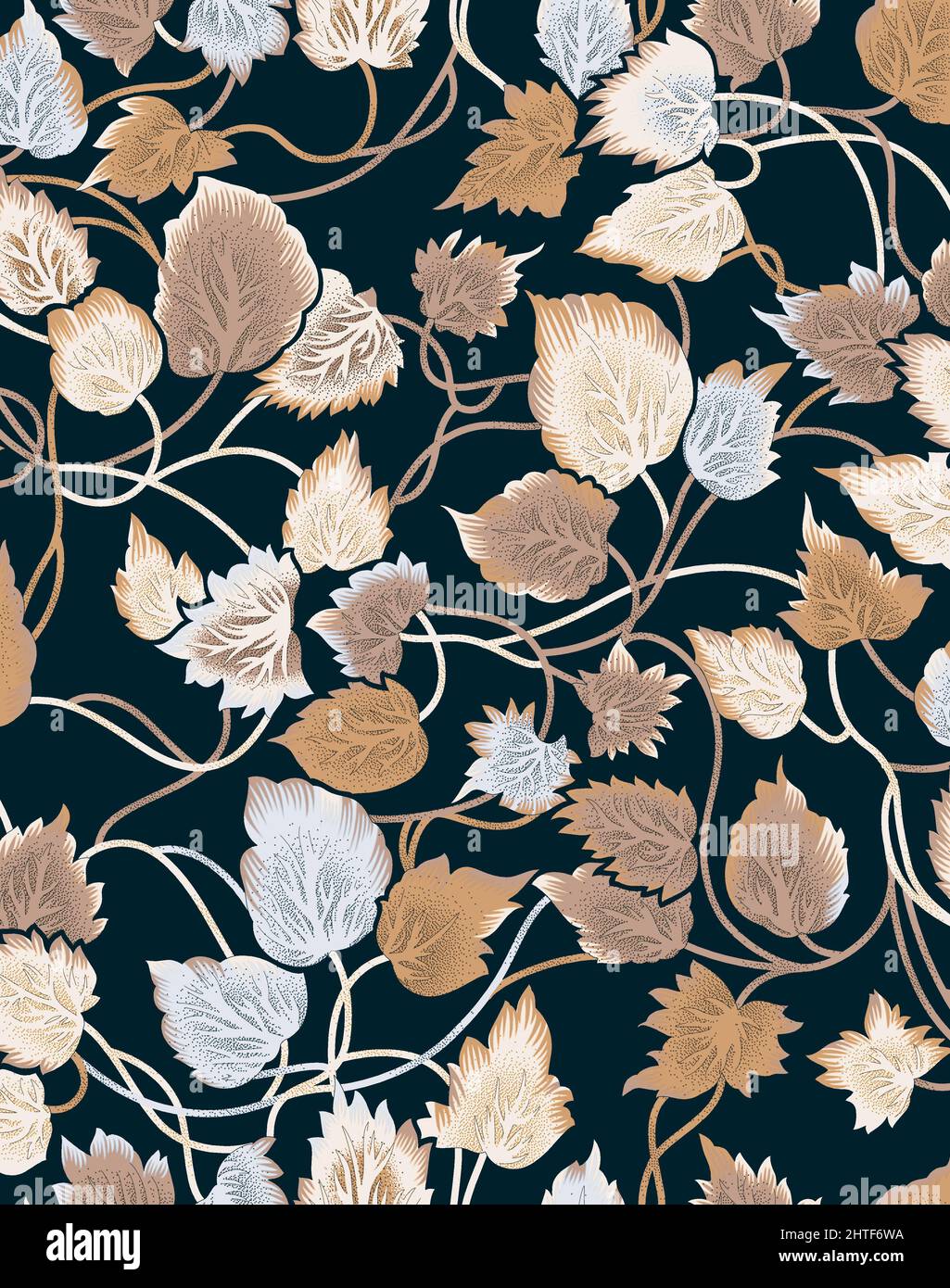 Vertical seamless floral pattern for wallpapers Stock Photo - Alamy