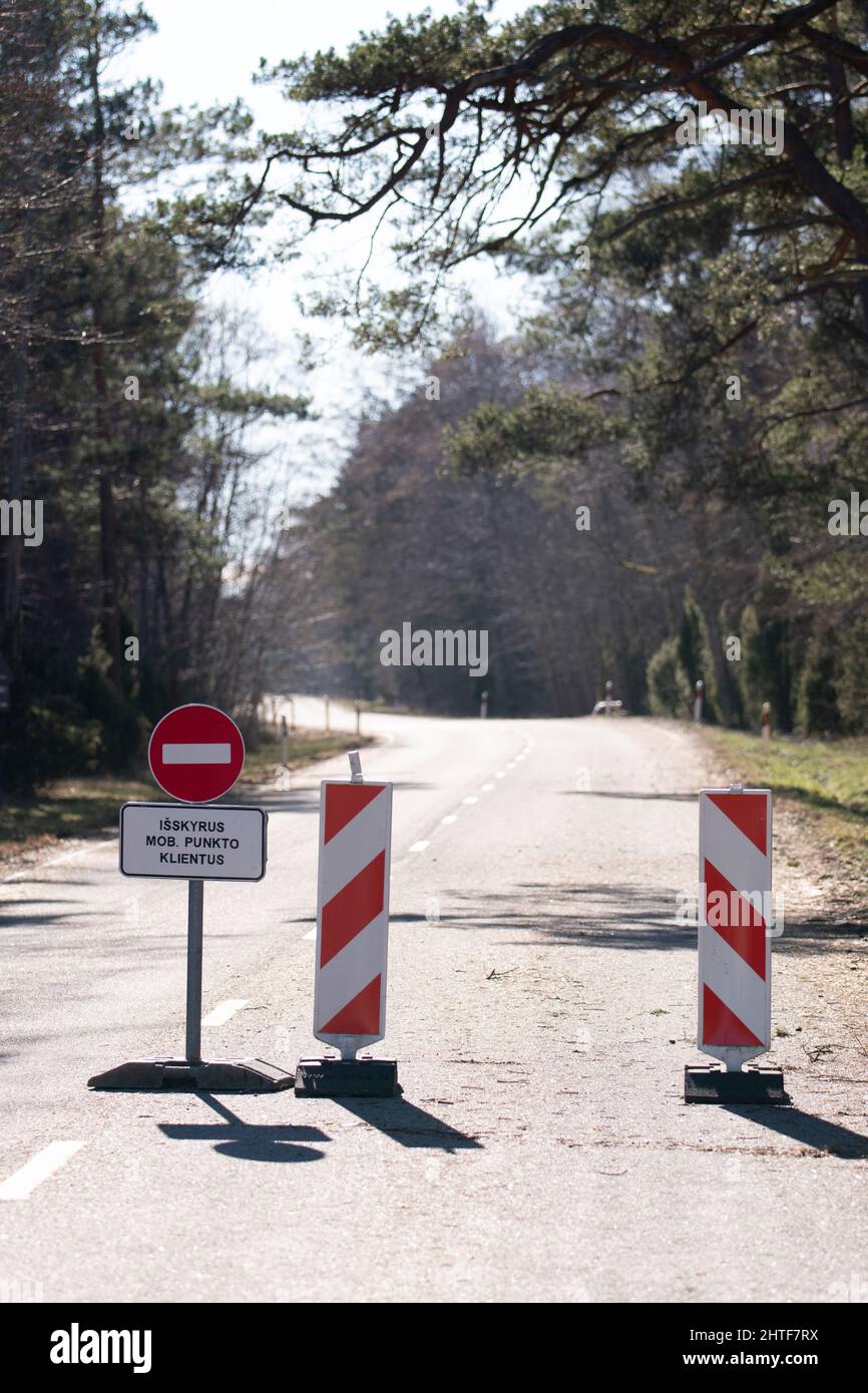 Lithuanian kaliningrad border hi-res stock photography and images - Alamy