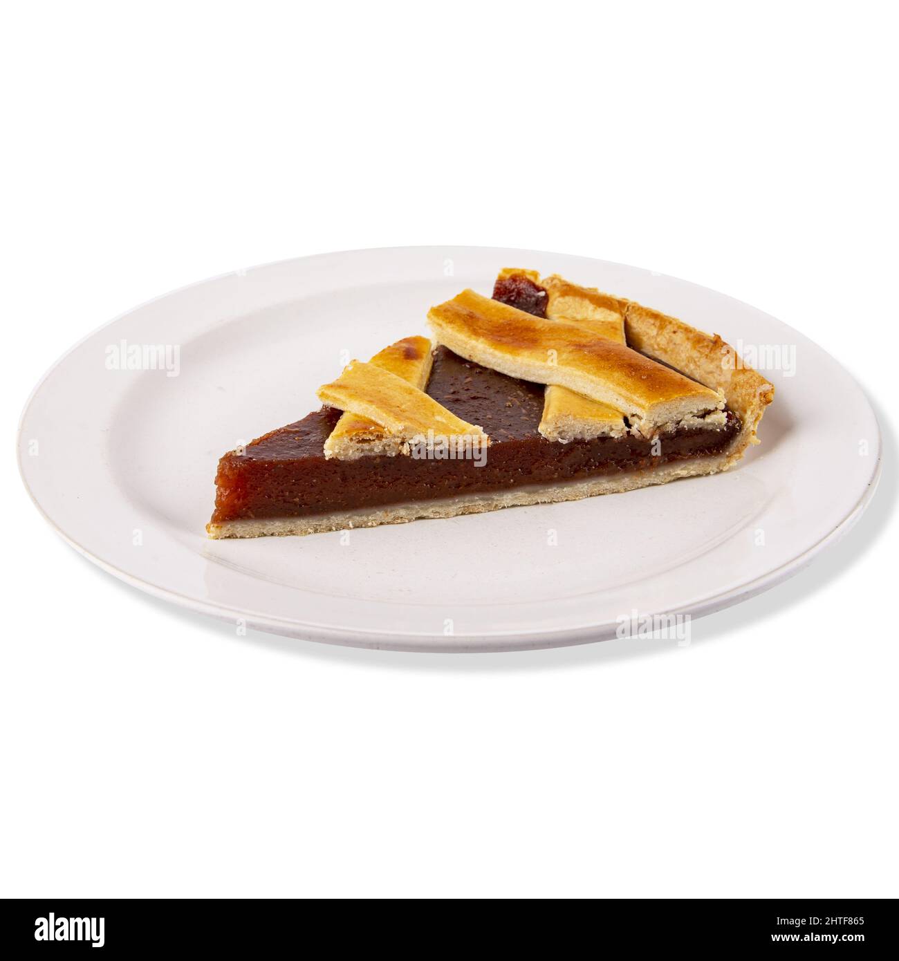 Tasty pie on plate hi-res stock photography and images - Alamy