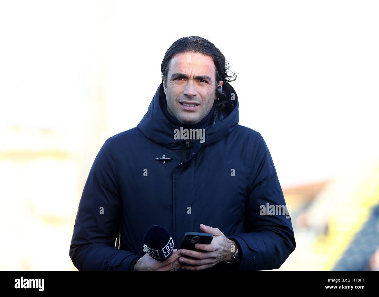 Alessandro Matri DAZN Television of Juventus FC during the 2021/22 ...