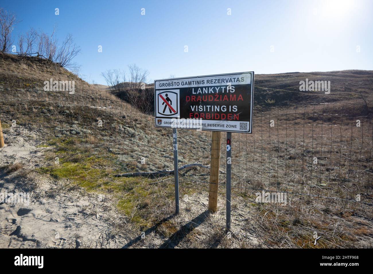 Grobšto gamtinis rezervatas. (Grobstas Strict nature reserve zone ...