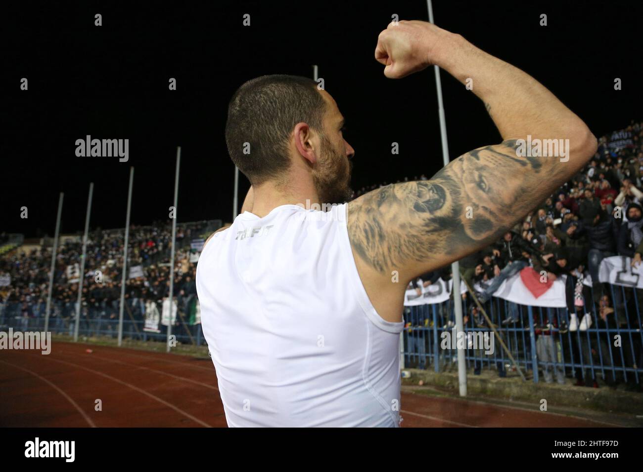 Leonardo Bonucci of Juventus FC celebrates the victory during the 2021/ ...