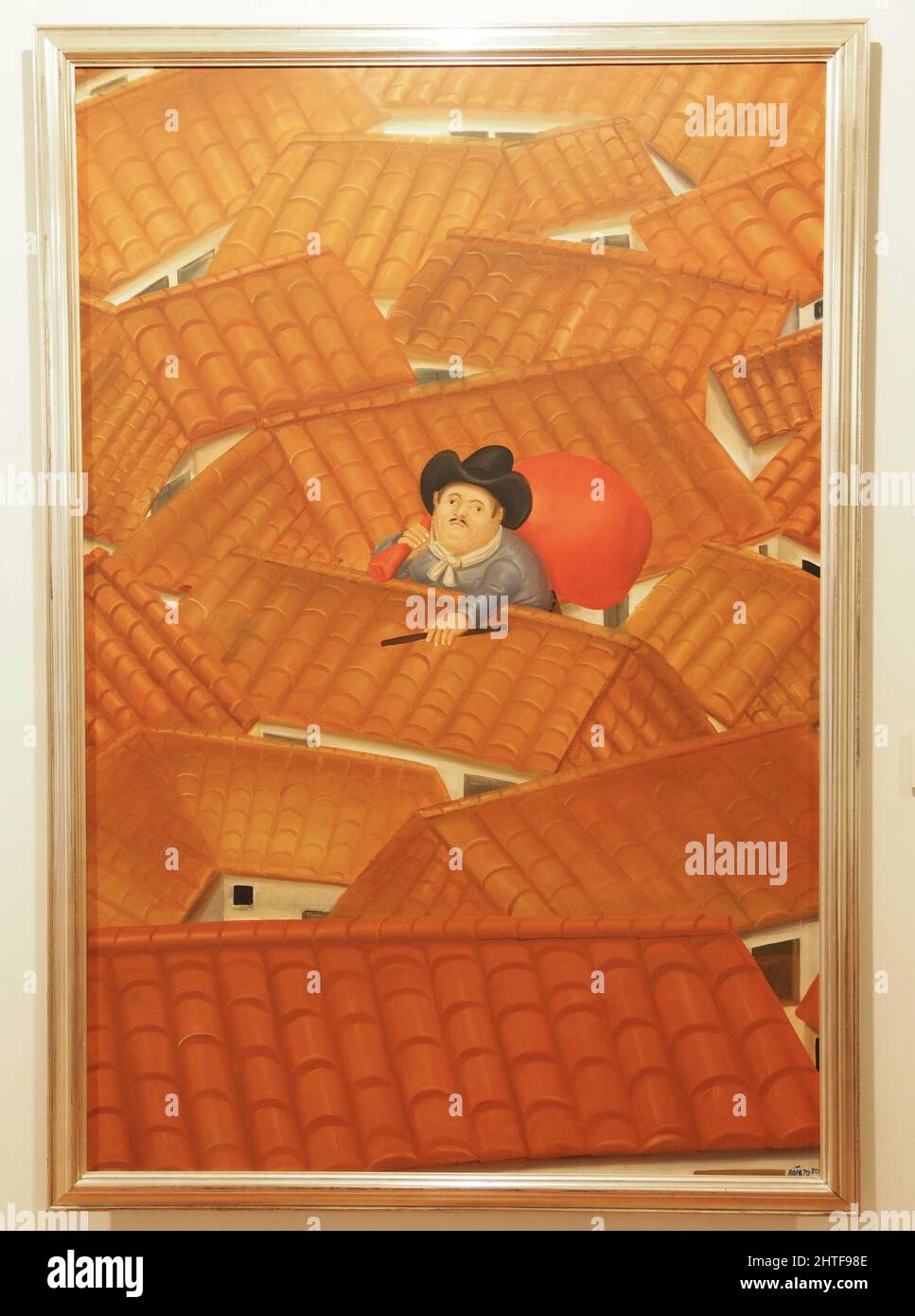 Botero painting fat man hi-res stock photography and images - Alamy