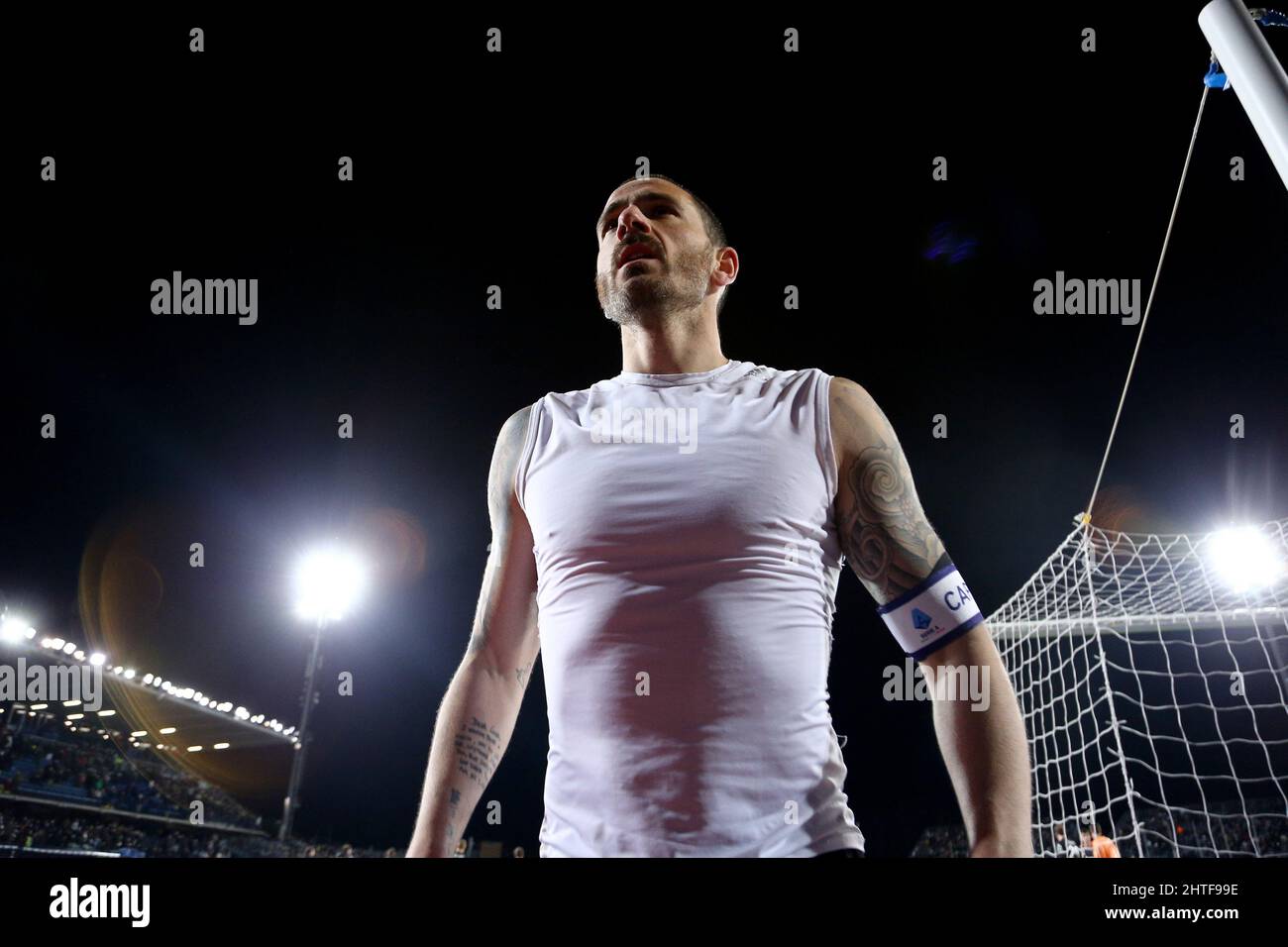 Leonardo Bonucci of Juventus FC celebrates the victory during the 2021/ ...