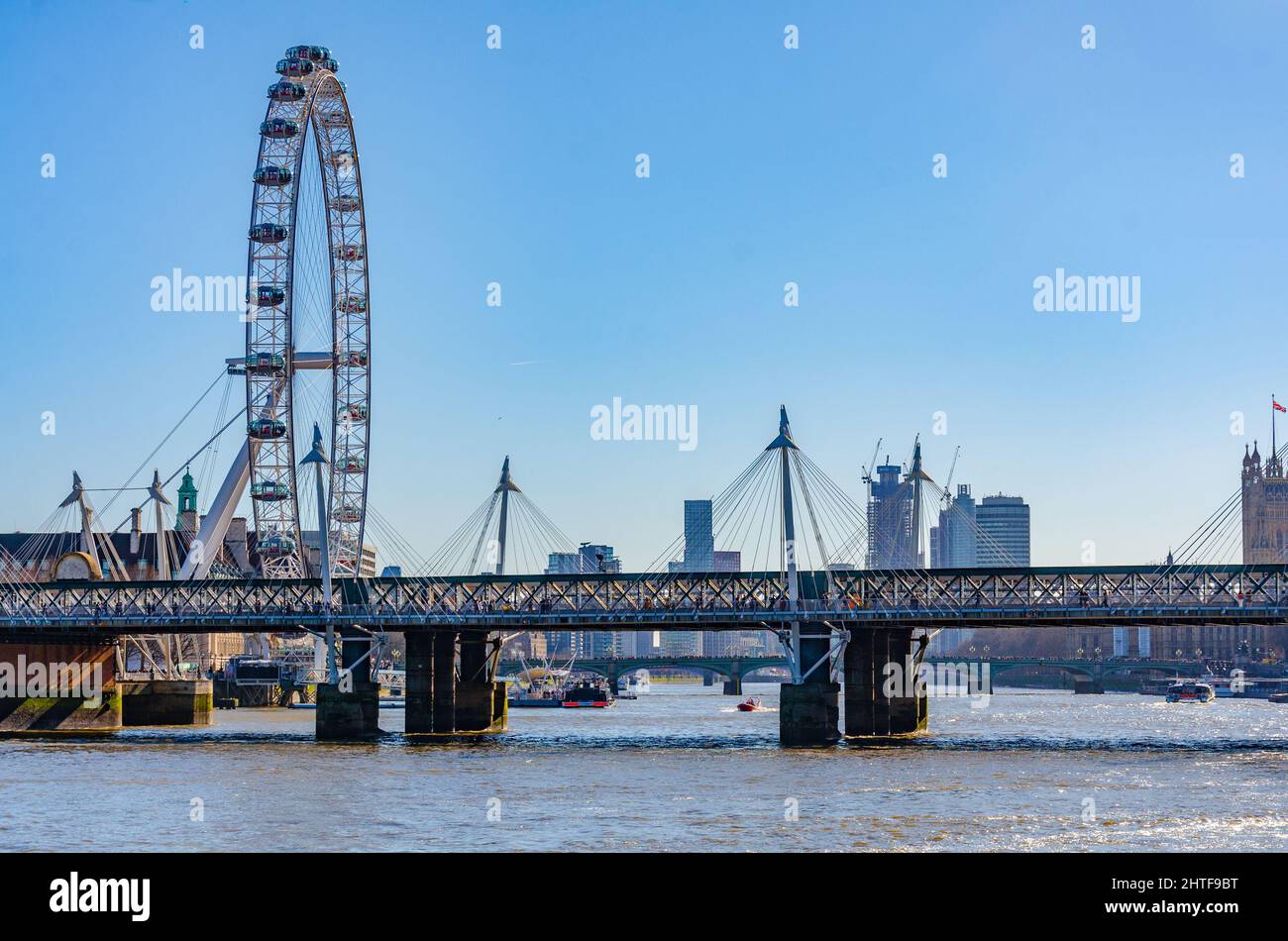 Jubilee, london, thames hi-res stock photography and images - Alamy