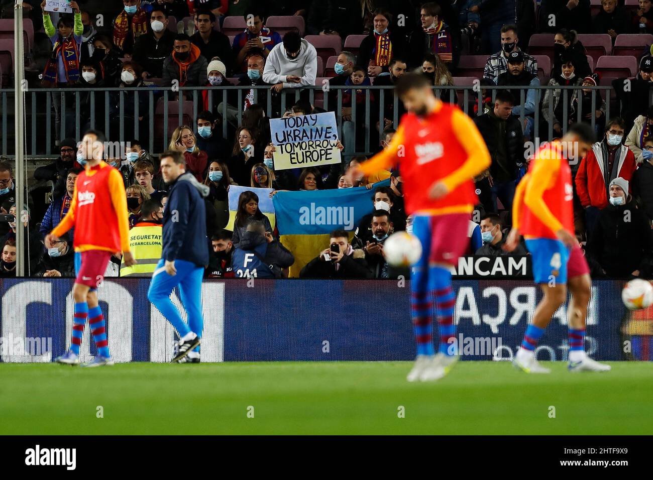 Football protest general view hi-res stock photography and images - Alamy