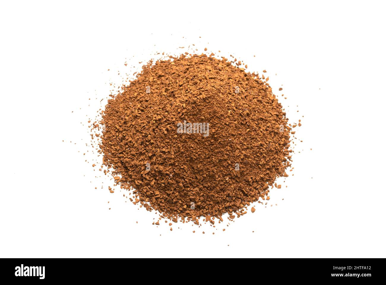 Instant coffee isolated on a white background Stock Photo - Alamy