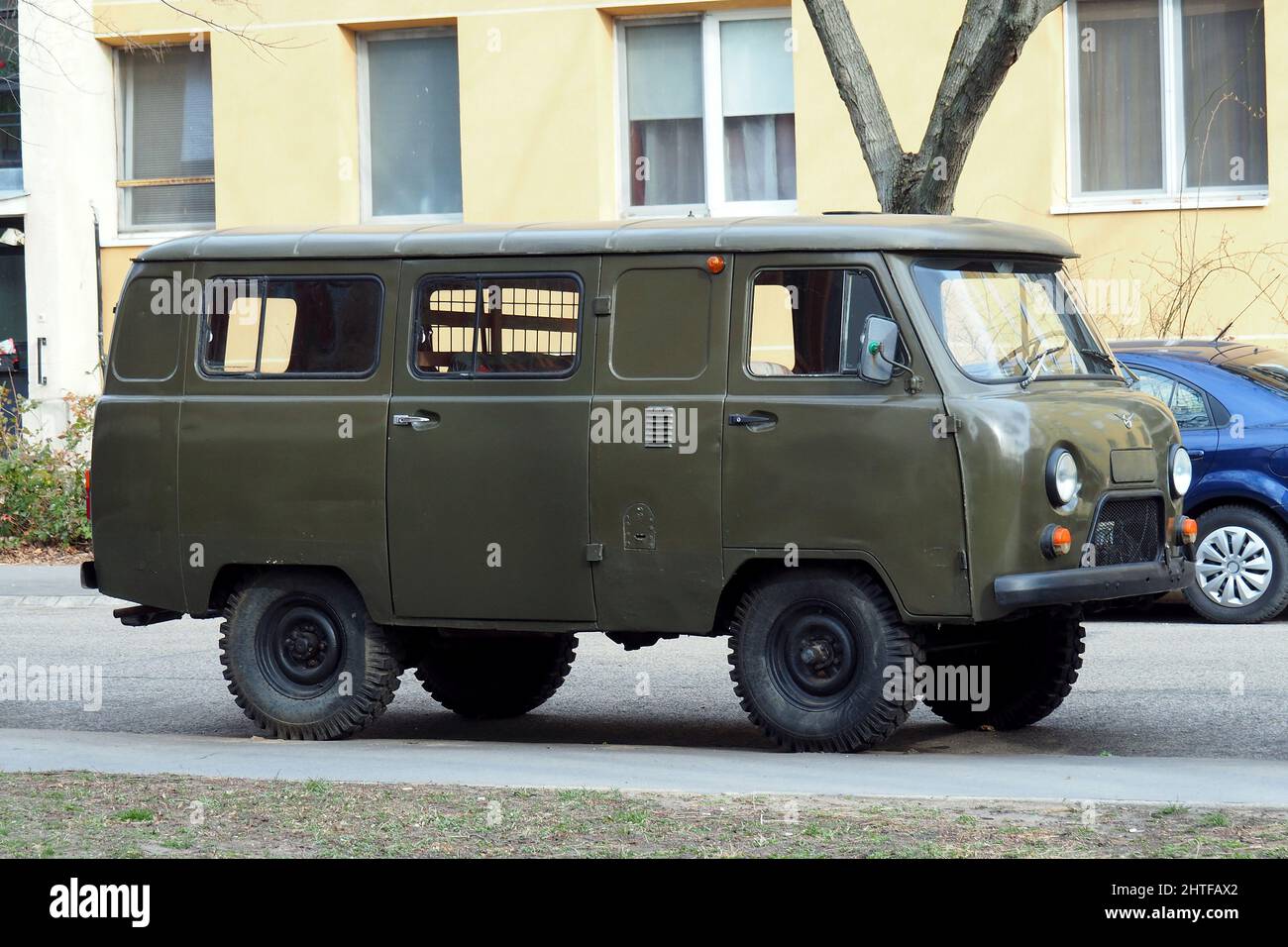 UAZ-452 Soviet van (is a family of cab over off-road vans produced at ...