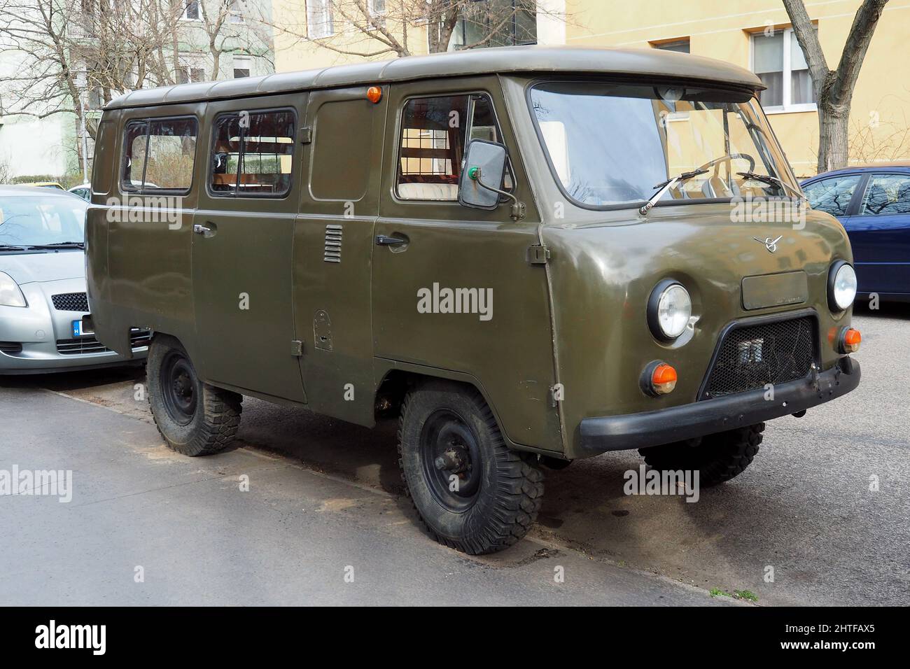 UAZ-452 Soviet van (is a family of cab over off-road vans produced at ...