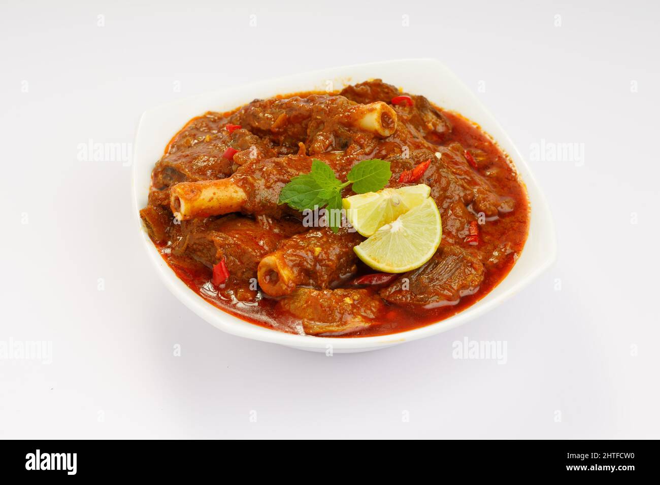 Mutton curry or Lamb curry, spicy Indian cuisine Stock Photo - Alamy
