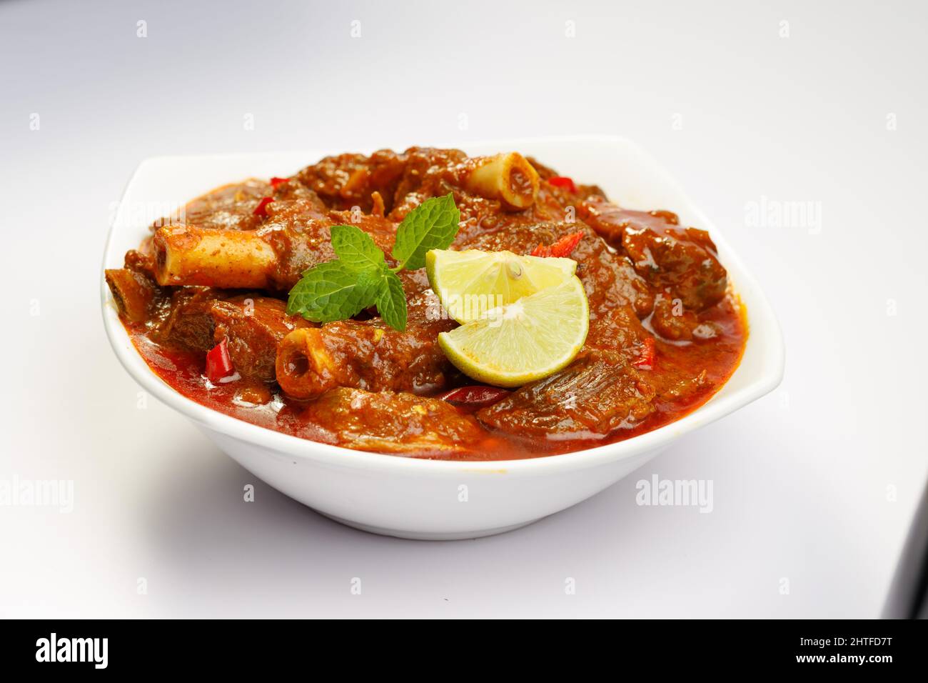 Mutton curry or Lamb curry, spicy Indian cuisine Stock Photo - Alamy