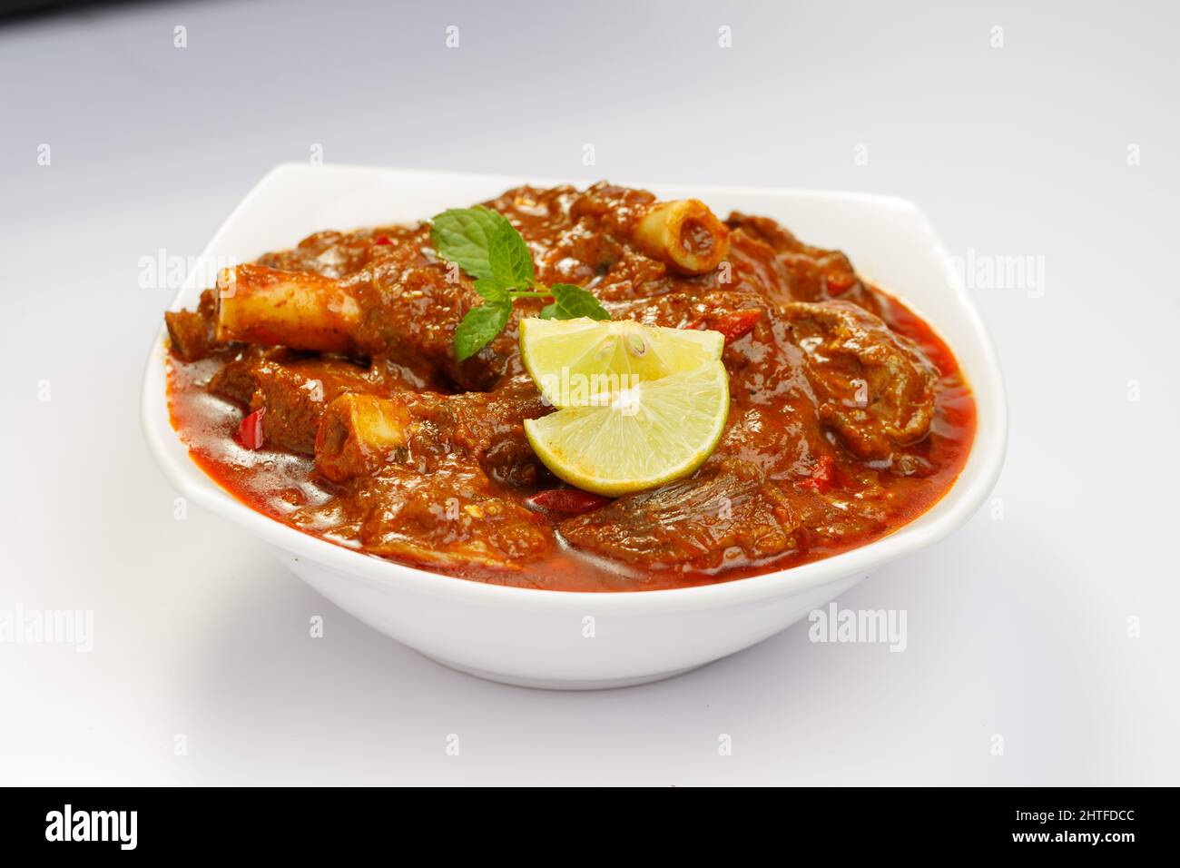 Mutton curry or Lamb curry, spicy Indian cuisine Stock Photo - Alamy