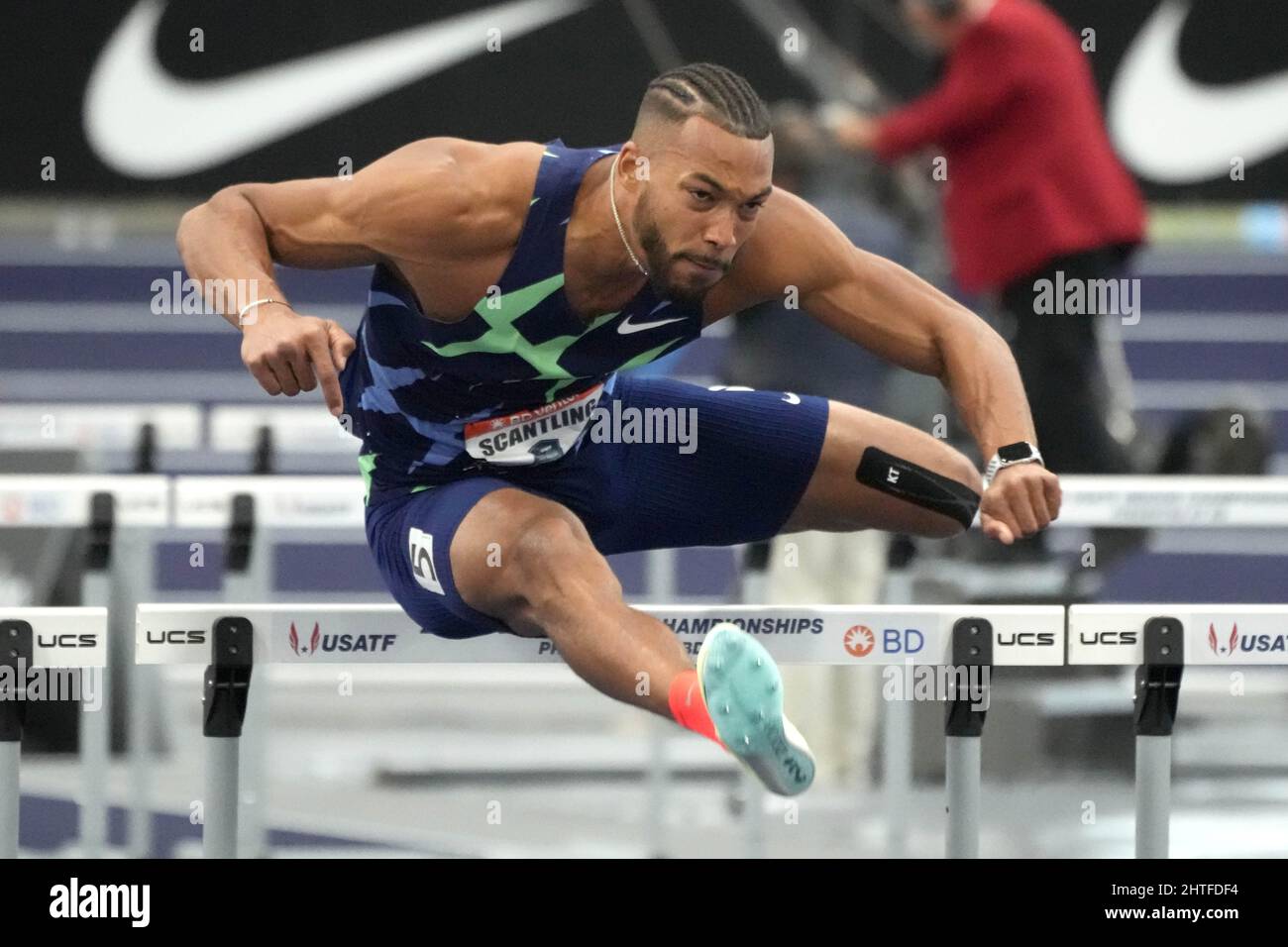 Garret Scantling runs 6.86 for the top time in the heptathlon 60m ...