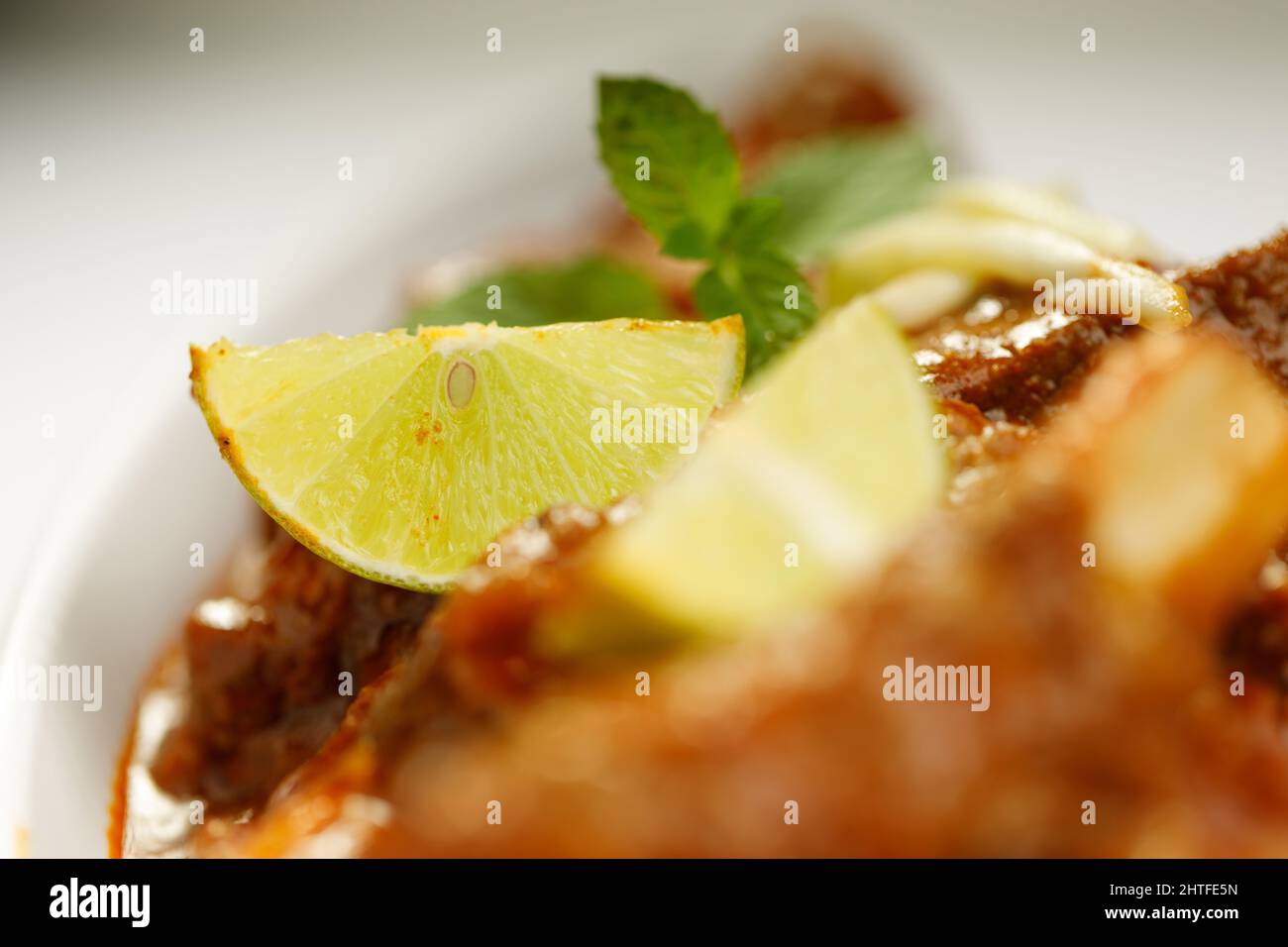 Mutton curry or Lamb curry, spicy Indian cuisine Stock Photo - Alamy