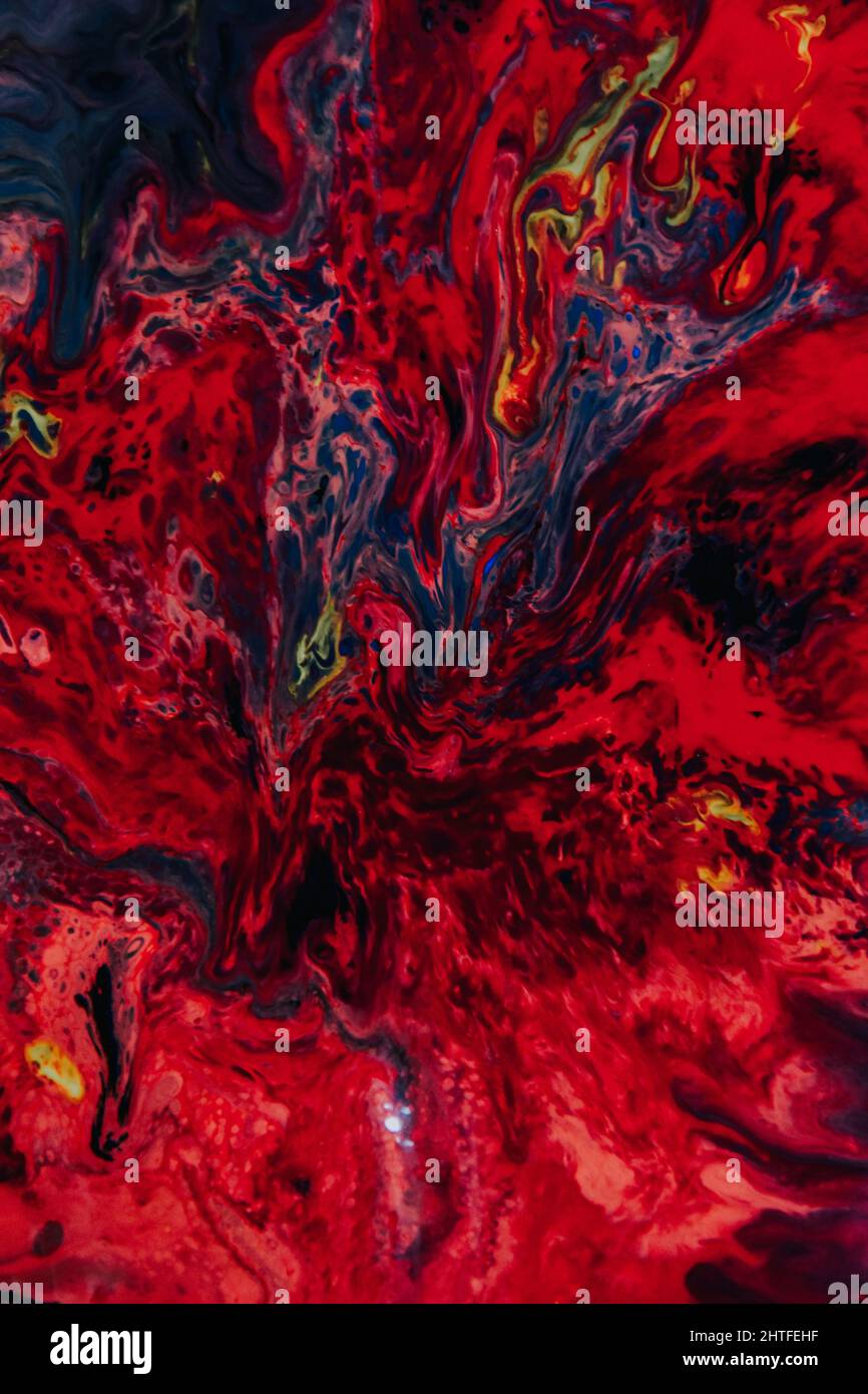 Acrylic abstract paint texture Stock Photo - Alamy